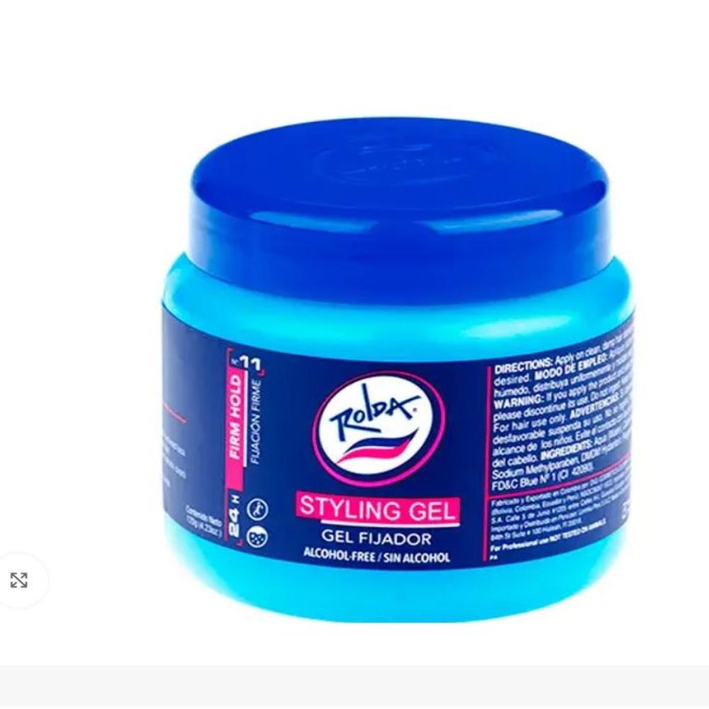 Rolda Gel Fijador Sin Alcohol 120gr Azul - plazaVea