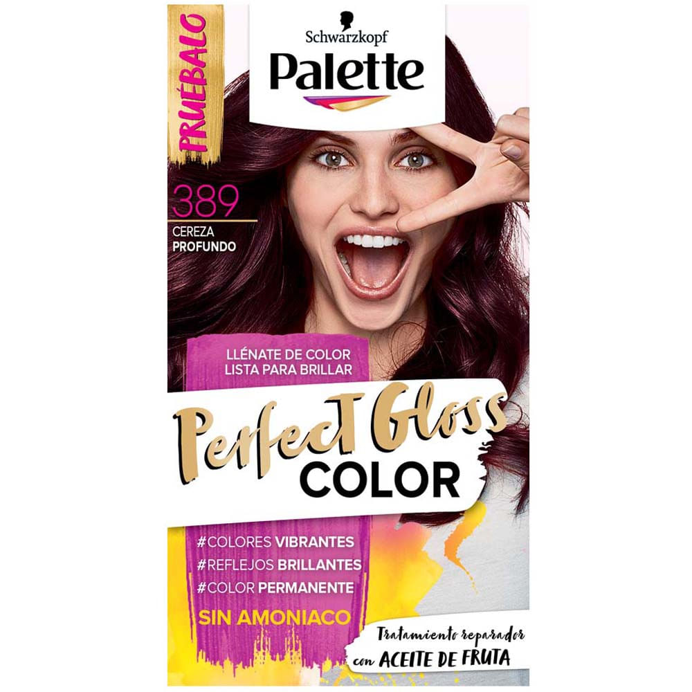 Tinte para Cabello PALETTE Perfect Gloss 500 Moca Cremoso Caja 1un ...