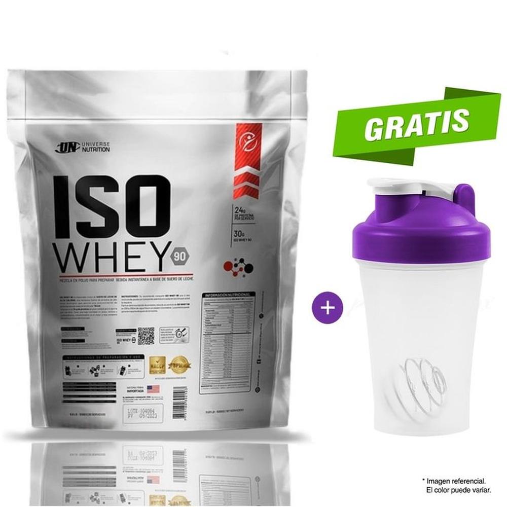 Proteína Universe Nutrition Iso Whey 90 3 Kg Vainilla + shaker ...