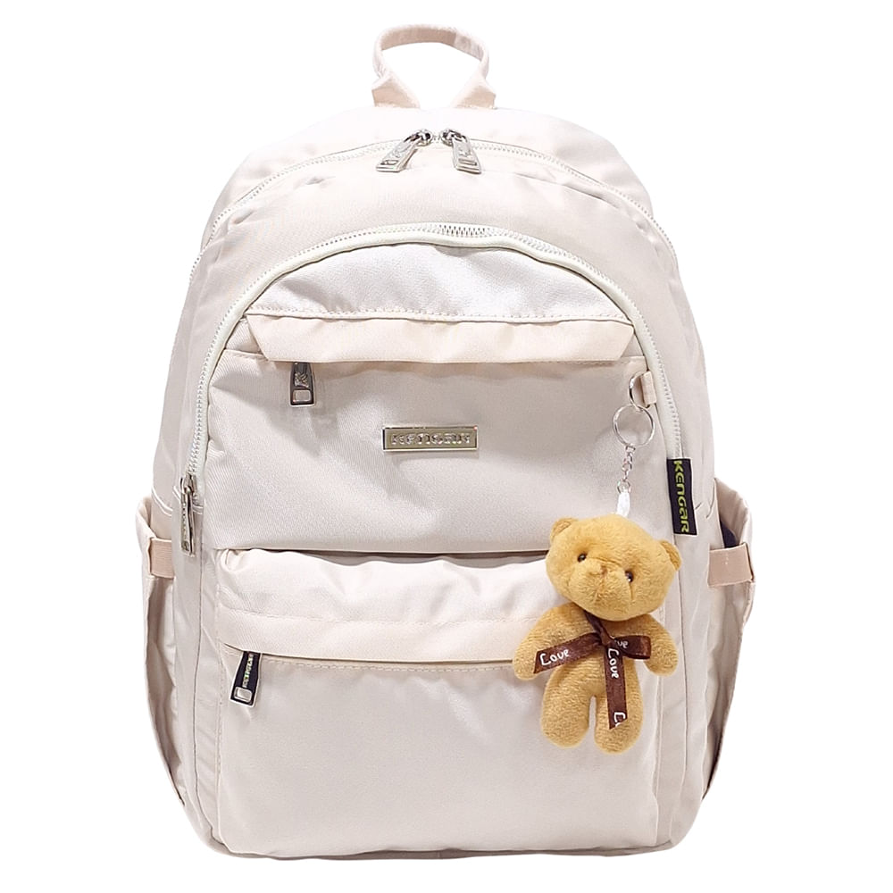 Mochila Modelo Alondra Kengar - Crema Claro | plazaVea - plazaVea