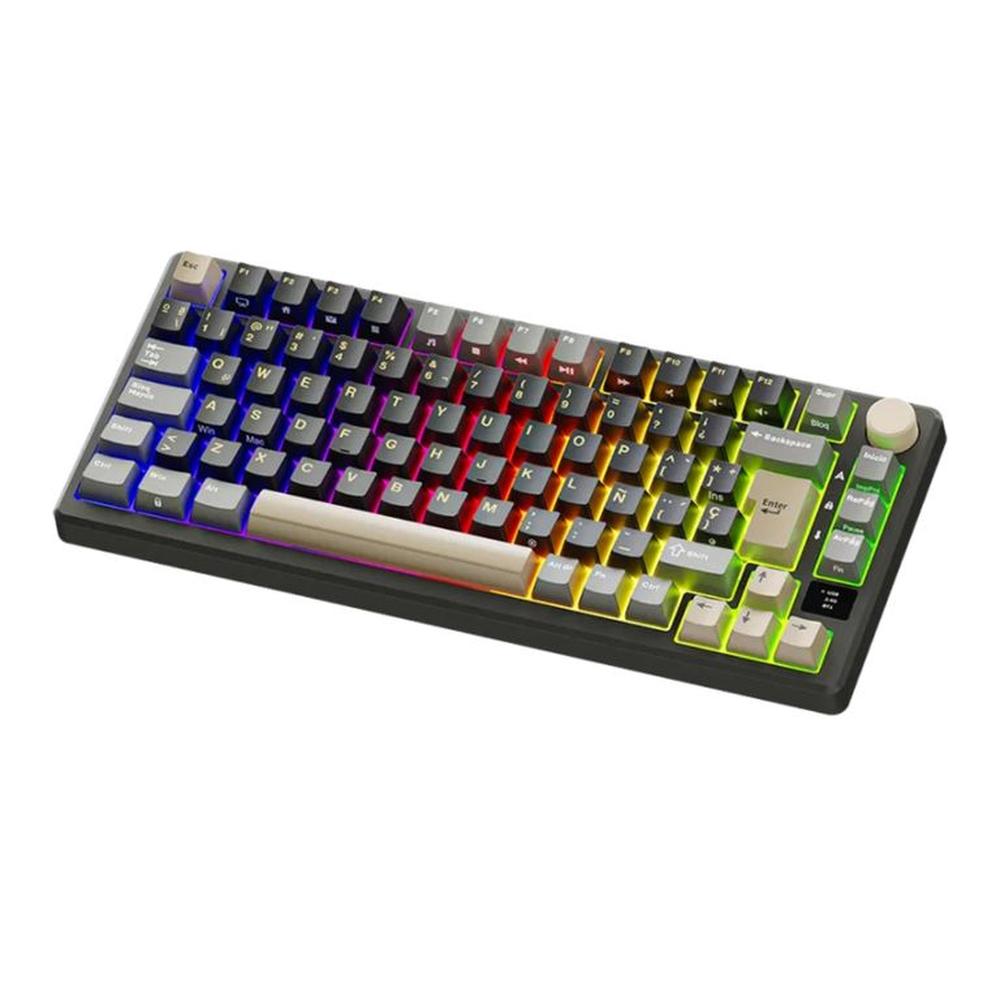 Teclado Royal Kludge RK-M75 Inalambrico PHANTOM - K SILVER SWITCH ...