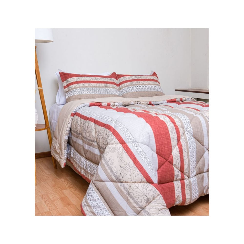 Edredón Deluxe Ceci QUEEN - plazaVea