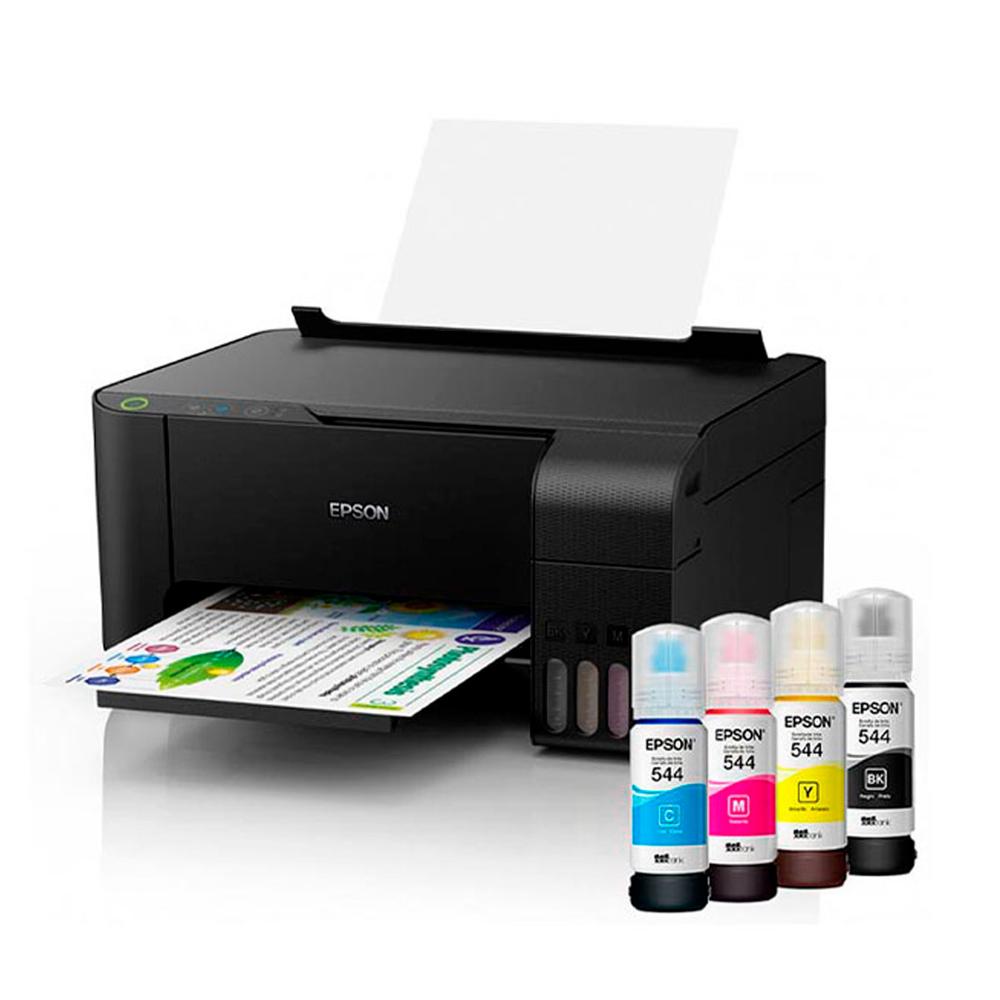 Impresora Epson L3210 multifuncional imprime escanea y fotocopia - plazaVea