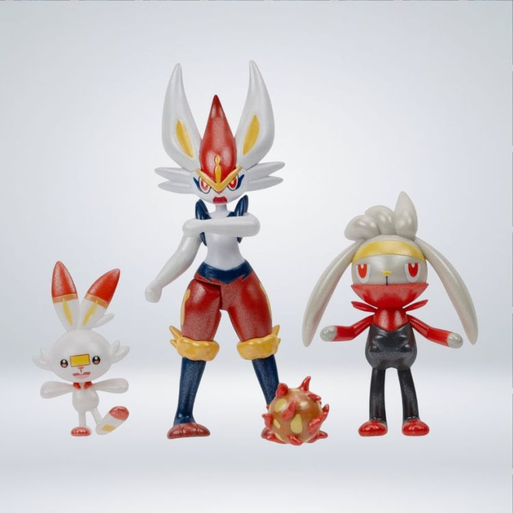FIGURA POKEMON SELECT MULTIPACK EVOLUTION - SCORBUNNY | plazaVea - plazaVea