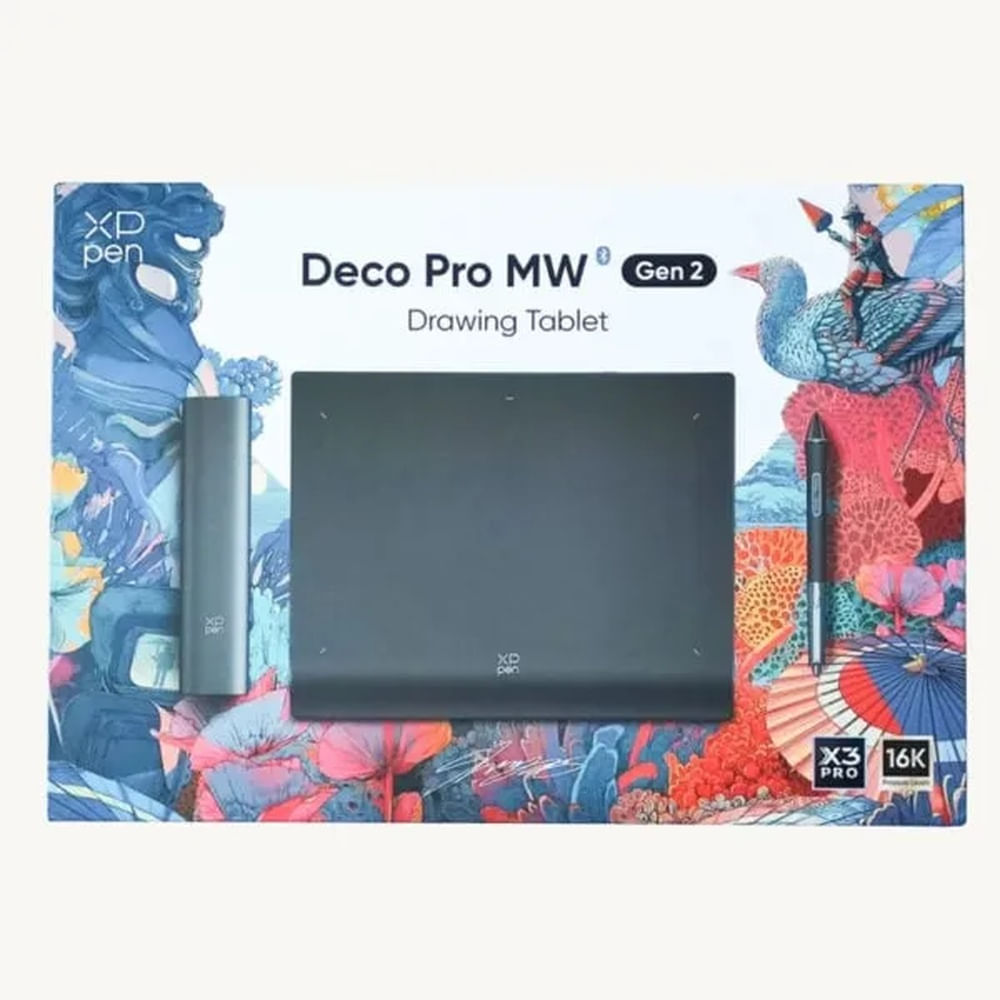 Tableta Grafica XP-PEN Deco Pro MW Gen 2 9” (16K) USB C/ Bluetooth ...