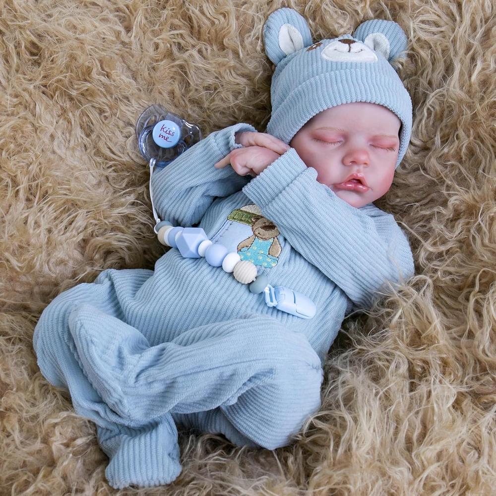 AORI muñeca bebé reborn niño 18"/46 cm con accesorios | plazaVea - plazaVea
