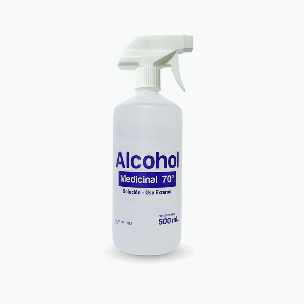 Alcohol Medicinal 70° con Atomizador de 500 ML | plazaVea - plazaVea