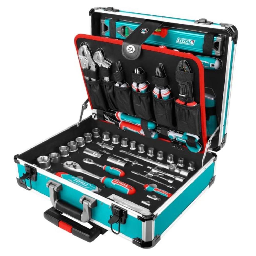 Set de Herramientas Manuales 147pcs con Maletin Total THKTHP21476 ...