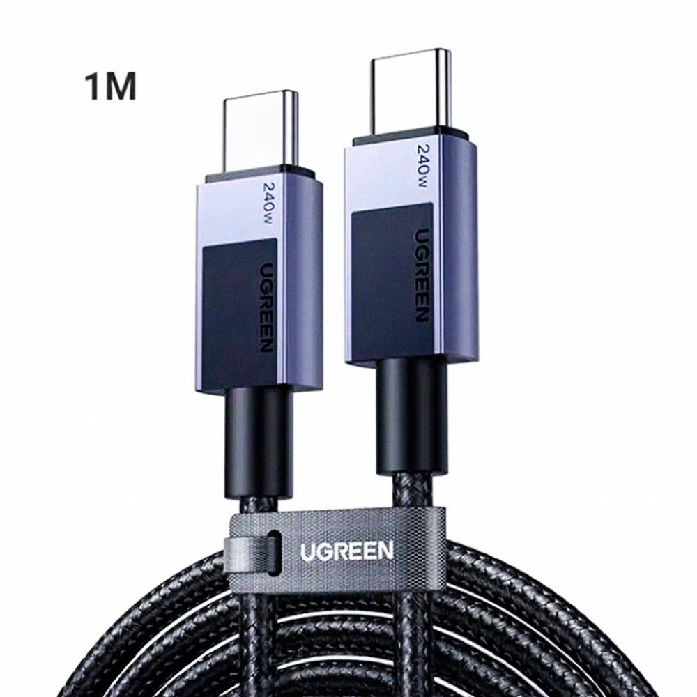 Cable UGREEN USB-C a USB-C 2m - Carga Rápida PD Space Gray-L513 ...