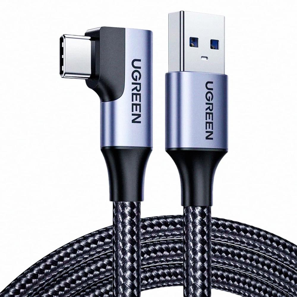 Cable UGREEN USB-A 3.0 a USB-C 1 m -3 A Negro-US385 - plazaVea
