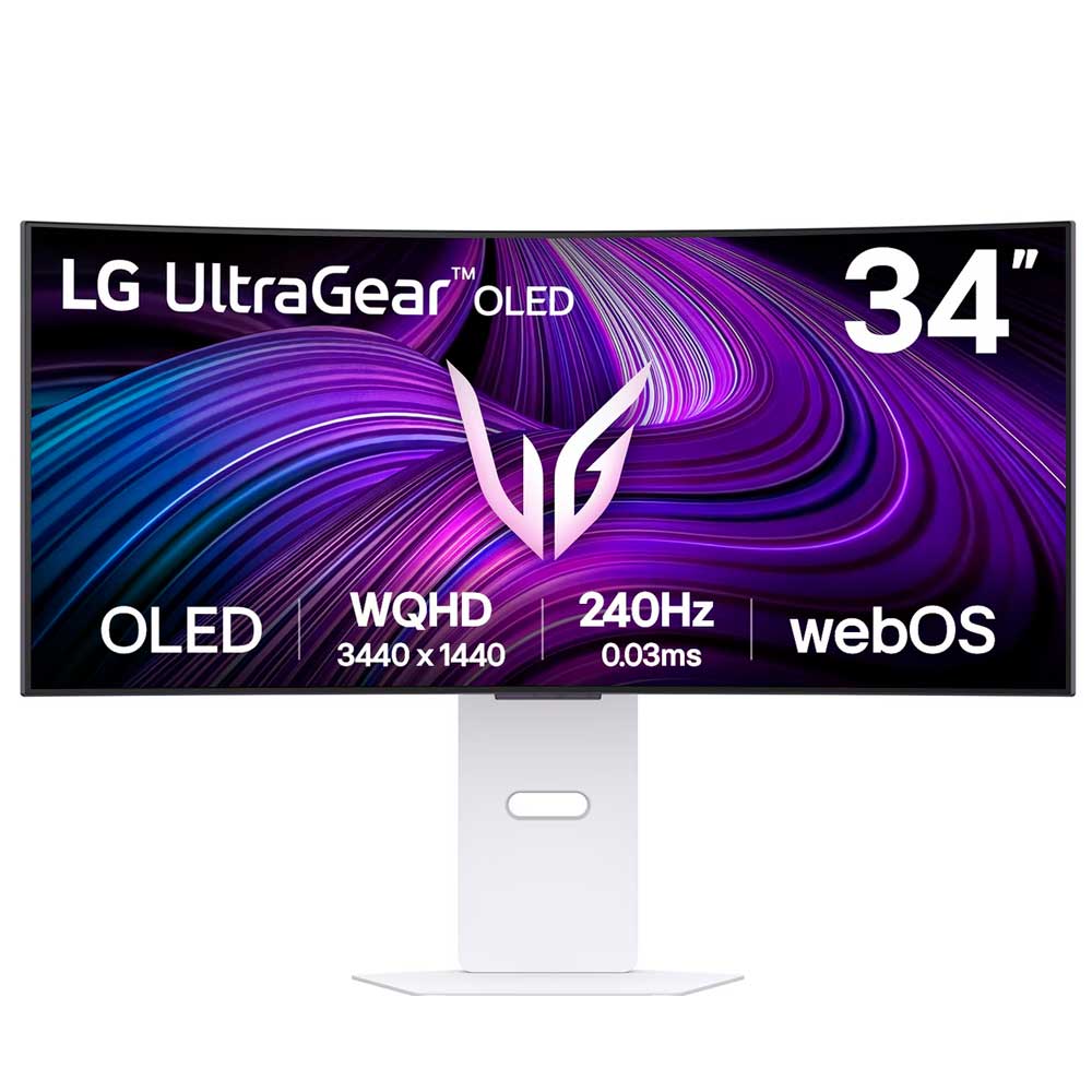 MONITOR GAMING LG 34GX90SA-W 34 UltraGear Curvo OLED WQHD 240Hz 003ms G ...