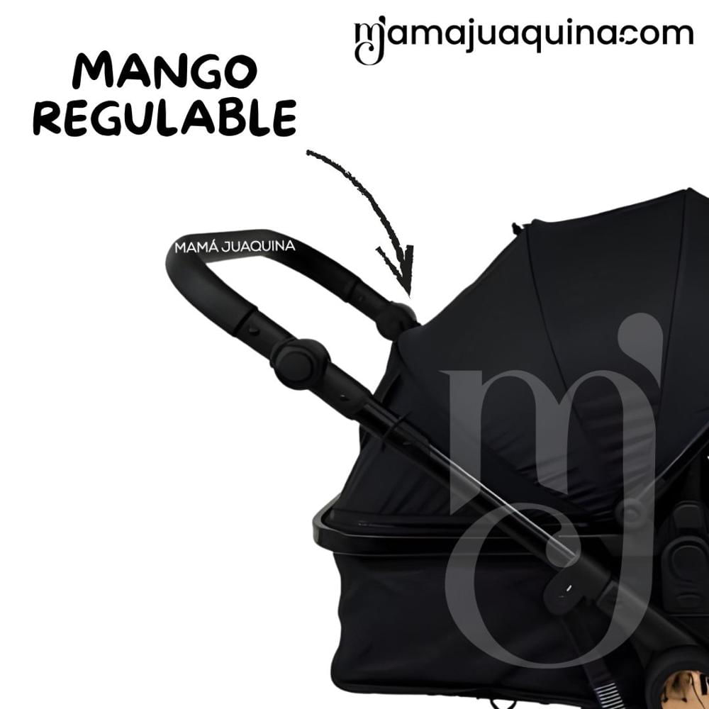 Coche Moisés Travel System LINDSAY de Lujo Black | plazaVea - plazaVea