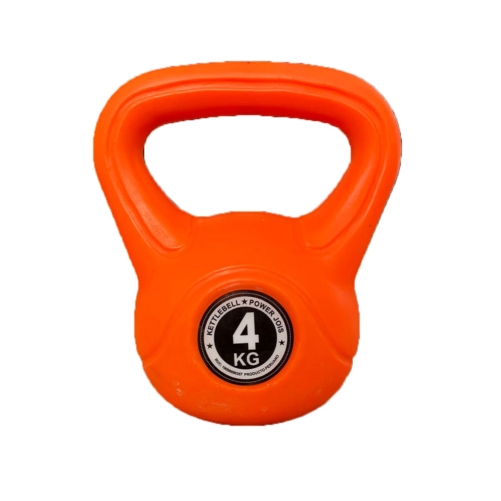 Pesa Rusa 4kg Anaranjado + Mancuernas 4kg - plazaVea