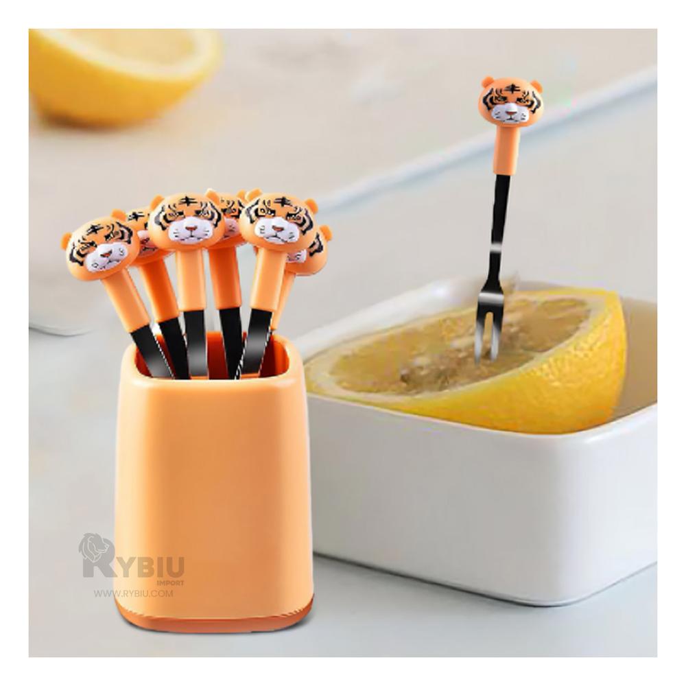 Cubierto Ligero de Fiero Anaranjado Y+Gift MiniAgenda - plazaVea