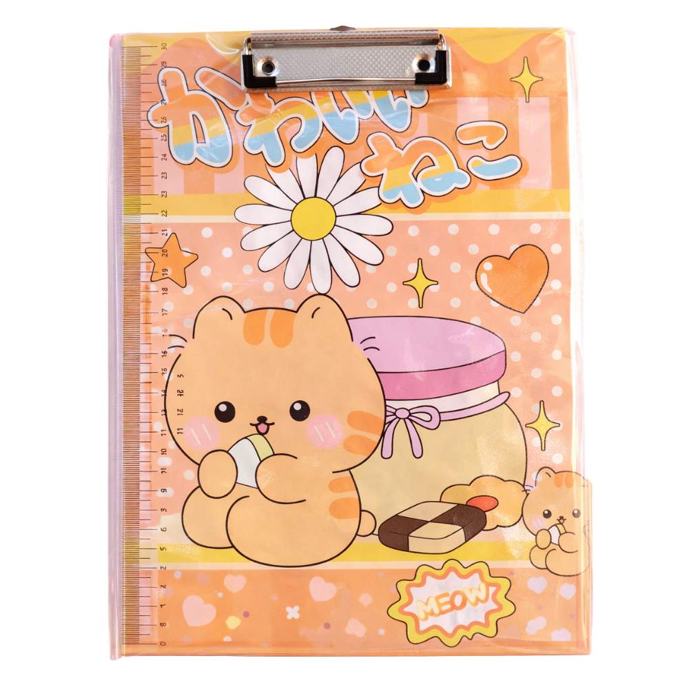 Tablero porta documentos kawaii con clip Pack x 3 diseños | plazaVea ...