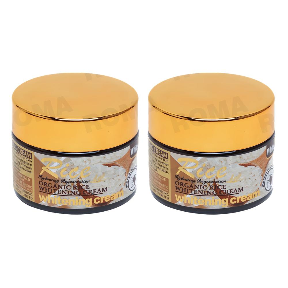 PACK 2 CREMA BLANQUEADORA FACIAL ARROZ 55G WOKALI | plazaVea - plazaVea