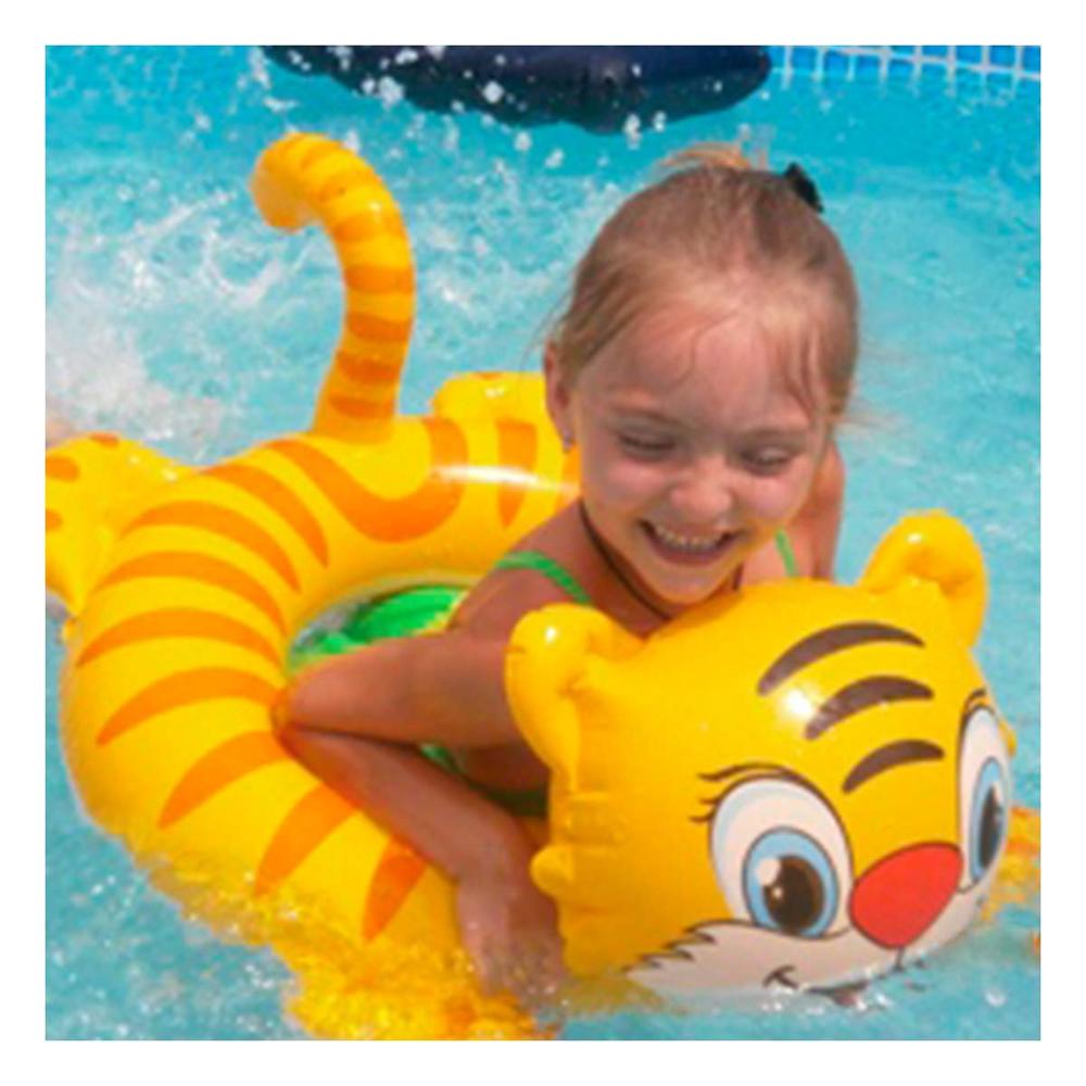 Pack6 Salvavidas Infantil con Diseno de Tigre y Asa para Bebe para Agua ...