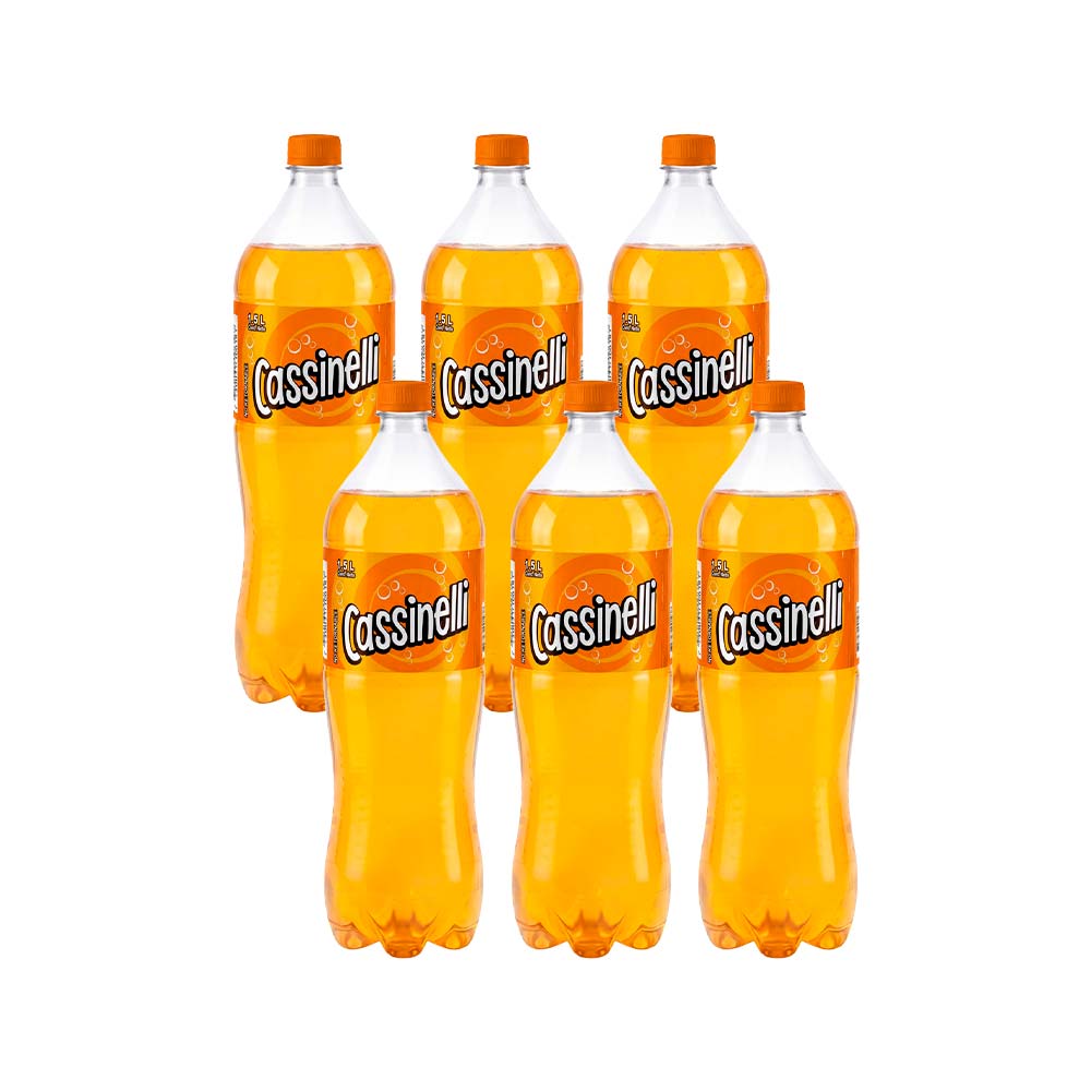 Gaseosa CASSINELLI Champagne Paquete 6 Botellas 1.5L c/u - Makro