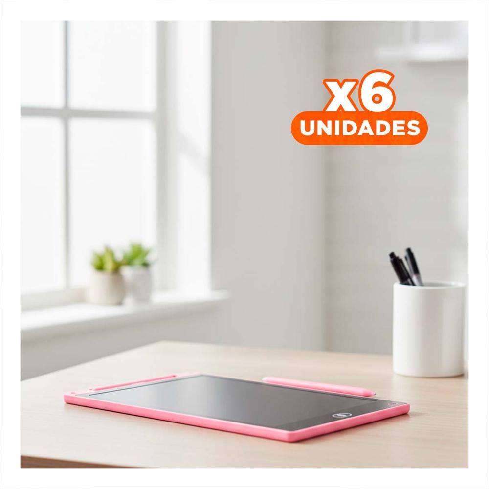 Pack6 Formato Digital de Dibujo y Escritura 20 Pulgadas Rosado Y+Regalo ...