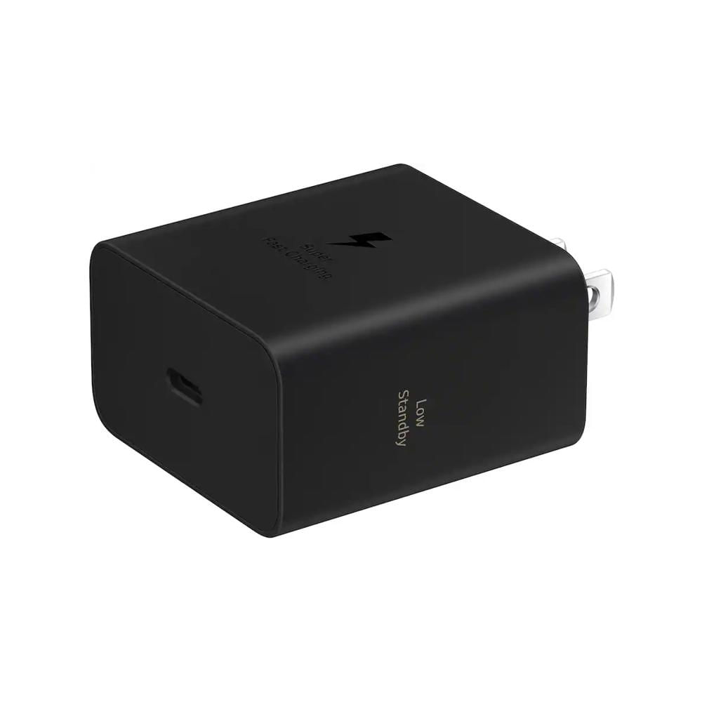 Cargador Pared Samsung 60W Original Low Standby Tipo C Negro - plazaVea