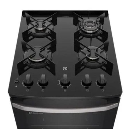 Cocina Electrolux FE4GP4H 4 Hornillas Gas Color Negro - plazaVea