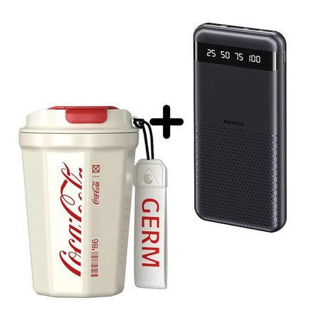 Combo Vaso Germ Blanco 390ml + Power Bank Remax | plazaVea - plazaVea