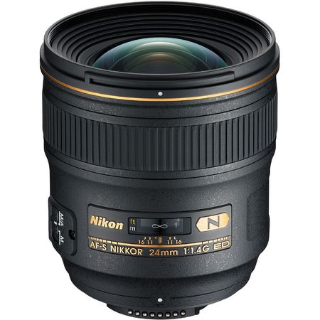 Nikon AF-S NIKKOR 24mm f/1.4G ED - Lente gran angular F-Mount para ...