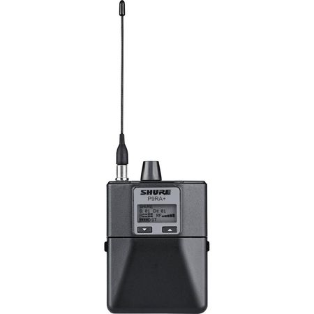 Shure P9RA+ Receptor Inalámbrico de Cuerpo para Sistema de Monitoreo ...
