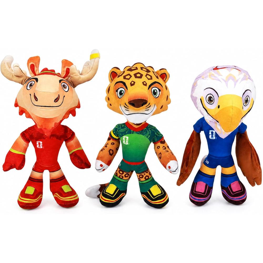 SET PELUCHES MASCOTAS FIFA WORLD CUP 2026 11" - plazaVea