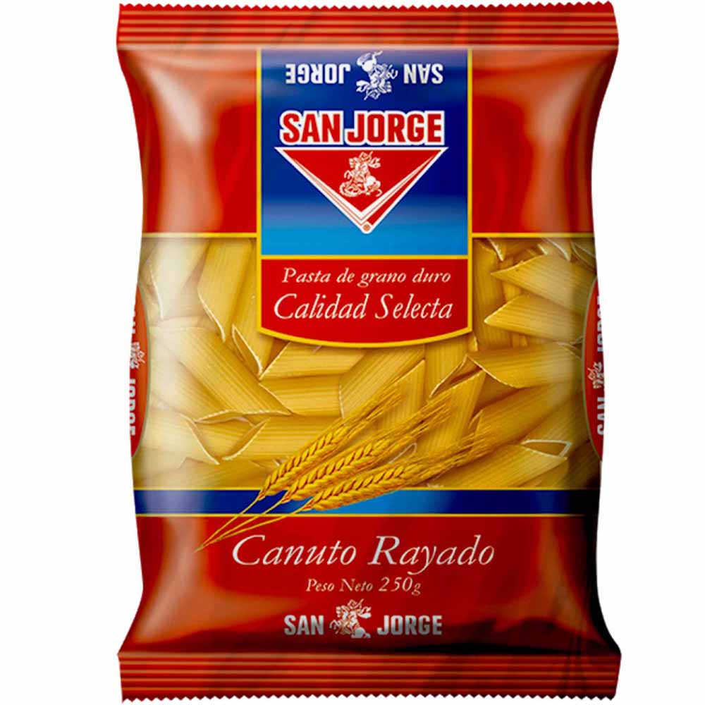 Fideos Canuto Rayado SAN JORGE Bolsa 250g | plazaVea - Supermercado