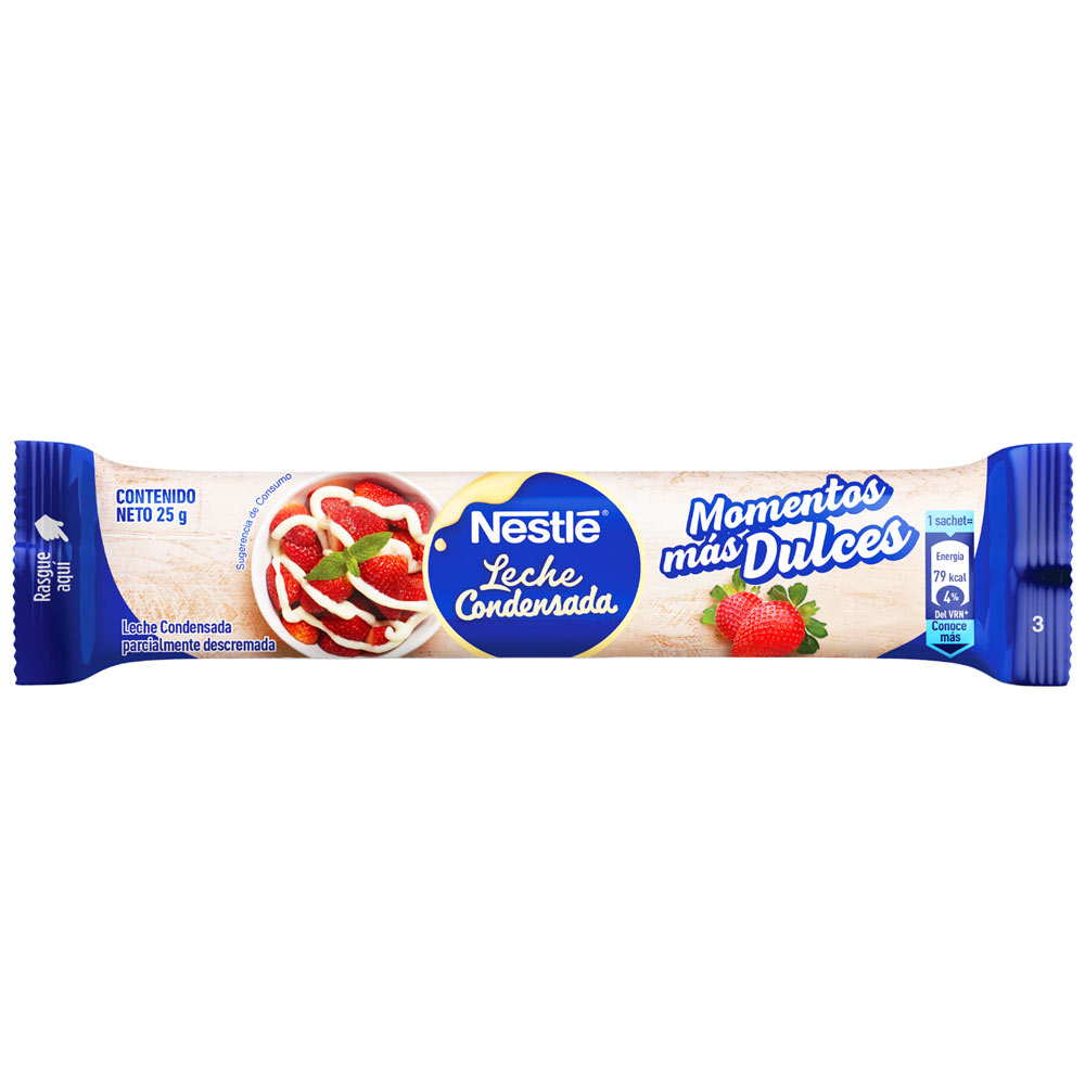 Leche Condensada NESTLÉ Sachet 25g | plazaVea - Supermercado
