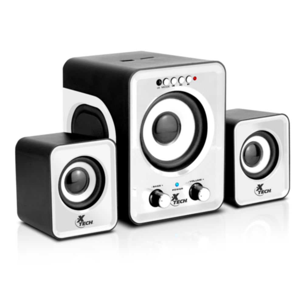 Parlantes PC Xtech Speakers Wired XTS-375WH | plazaVea - plazaVea