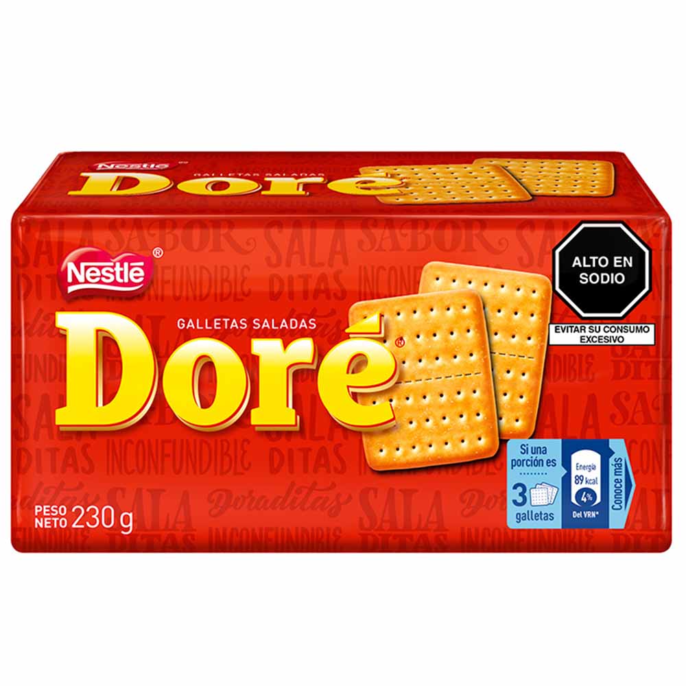 Galletas Saladas DORÉ Paquete 230g | plazaVea - Supermercado