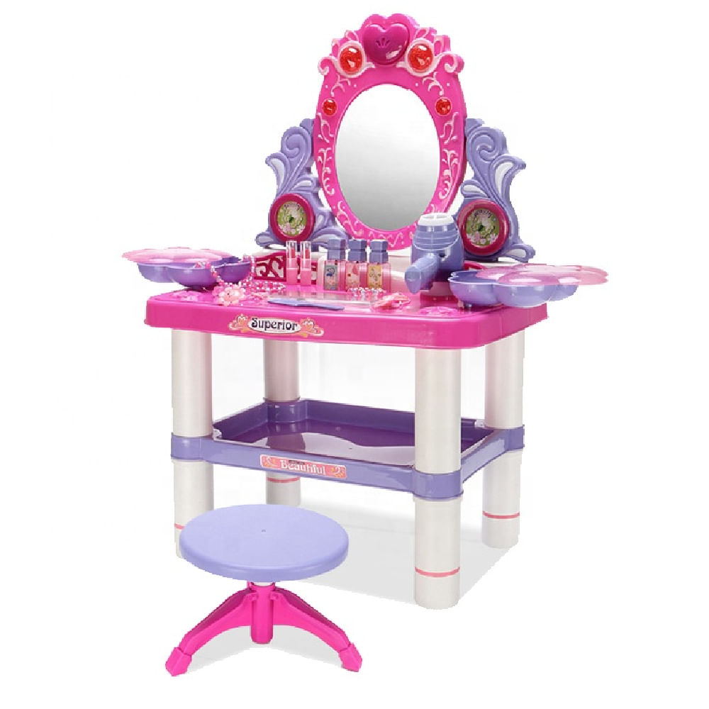 Juguete Tocador Musical con Accesorios y Maquillaje para Niñas ...