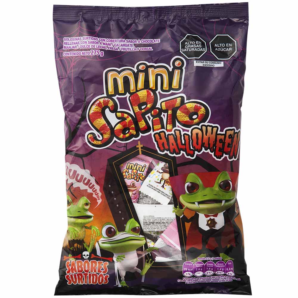 Chocolate ARCOR Mini Sapito Halloween Bolsa 275g | plazaVea - Supermercado