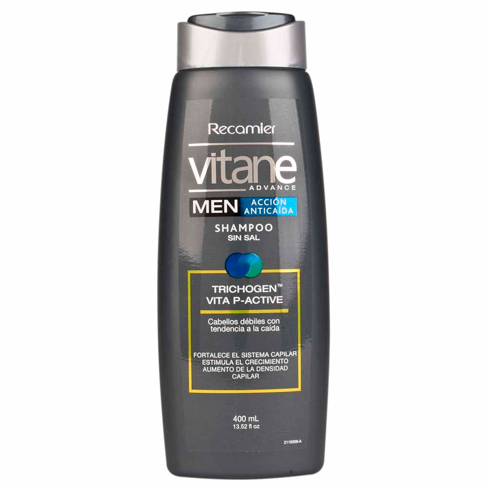 Shampoo VITANE Advance Men Anticaída Frasco 400ml | plazaVea - Supermercado