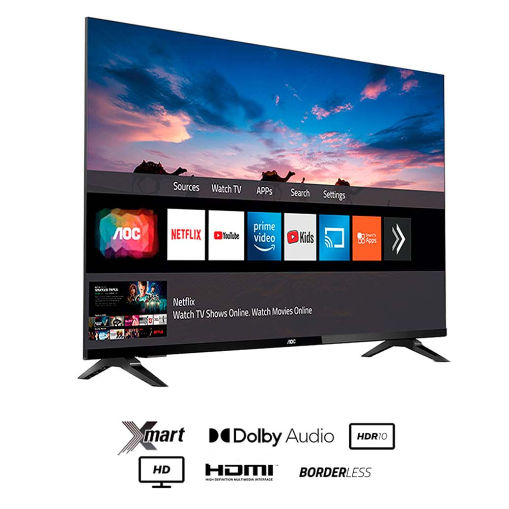 Televisor AOC LED 32" HD Smart TV 32S5305 | plazaVea - plazaVea