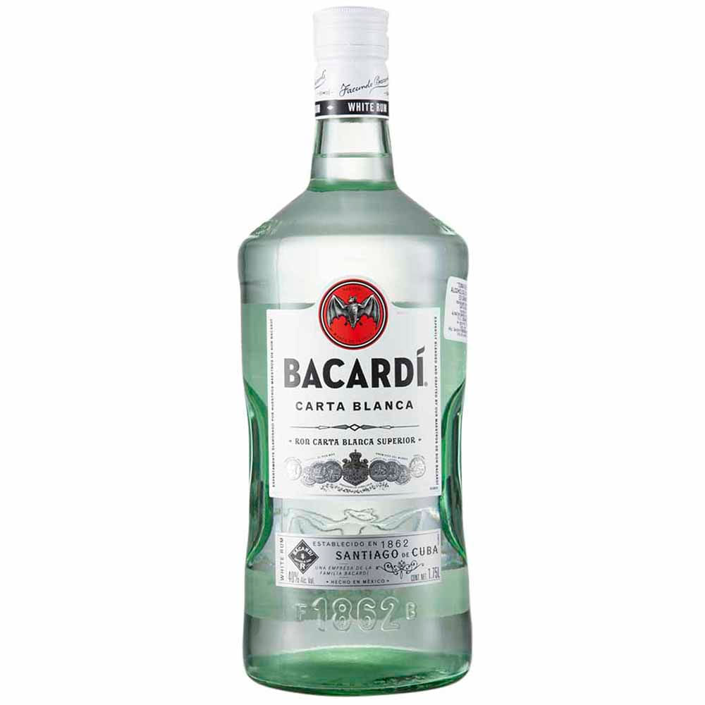 Ron BACARDI Carta Blanca Botella 1.75L | plazaVea - Supermercado