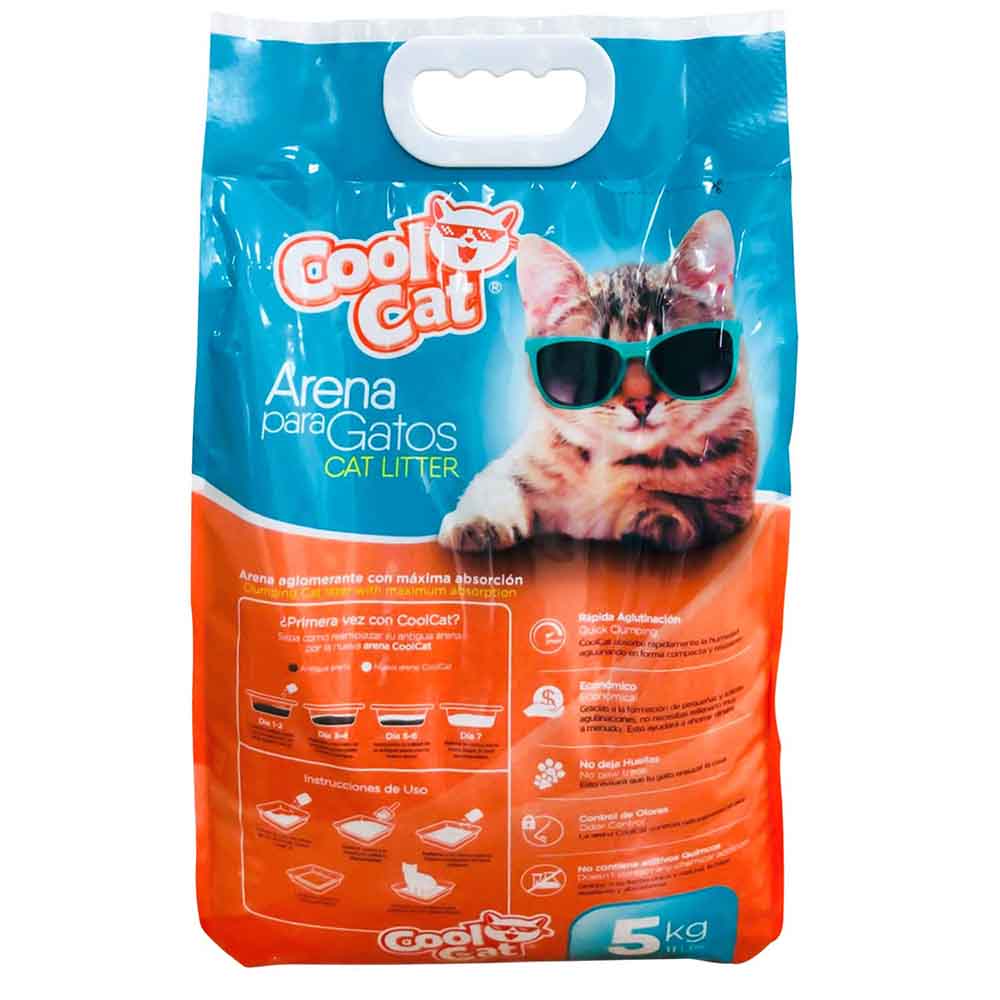 Arena para Gatos COOL CAT Bolsa 5Kg | plazaVea - plazaVea