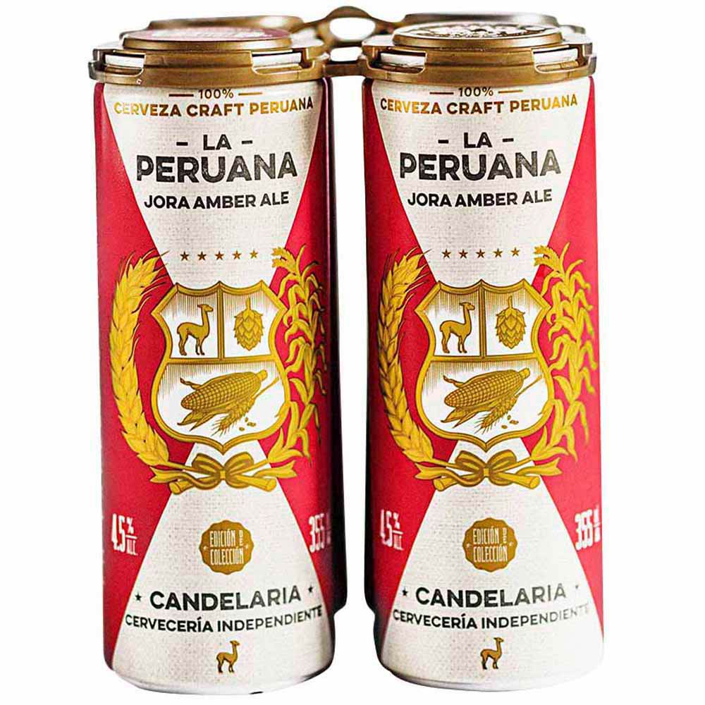 Cerveza Artesanal CANDELARIA La Peruana Paquete 4un | plazaVea ...