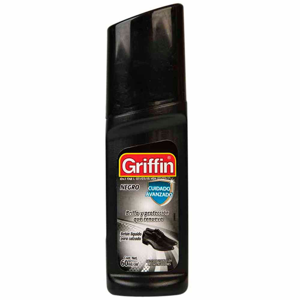 Betún líquido para calzado GRIFFIN Negro Frasco 60Ml | plazaVea ...