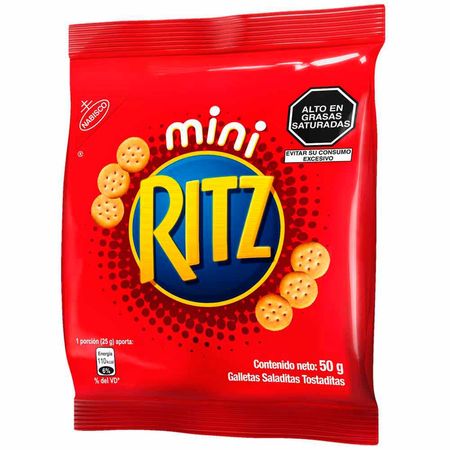 Galleta RITZ Mini Paquete 50g | plazaVea - Supermercado