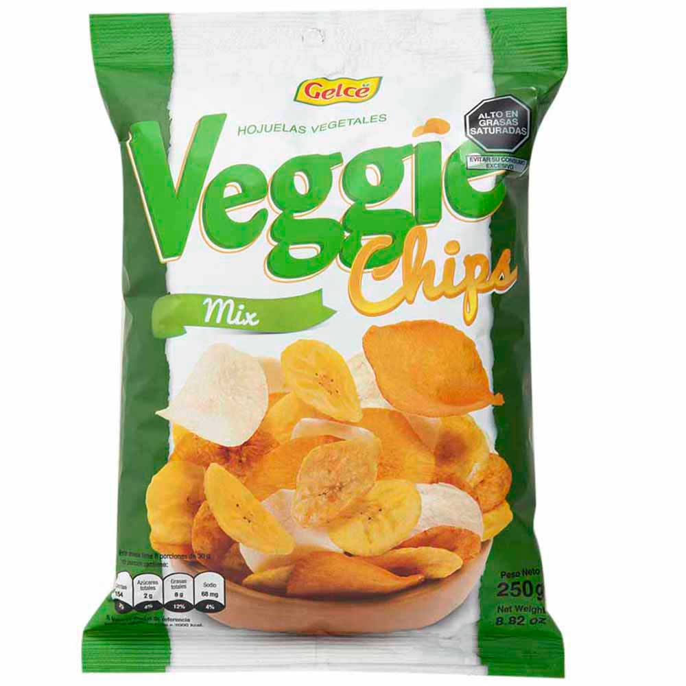 Piqueo VEGGIE CHIPS MIX Hojuelas de vegetales Bolsa 250Gr | plazaVea ...