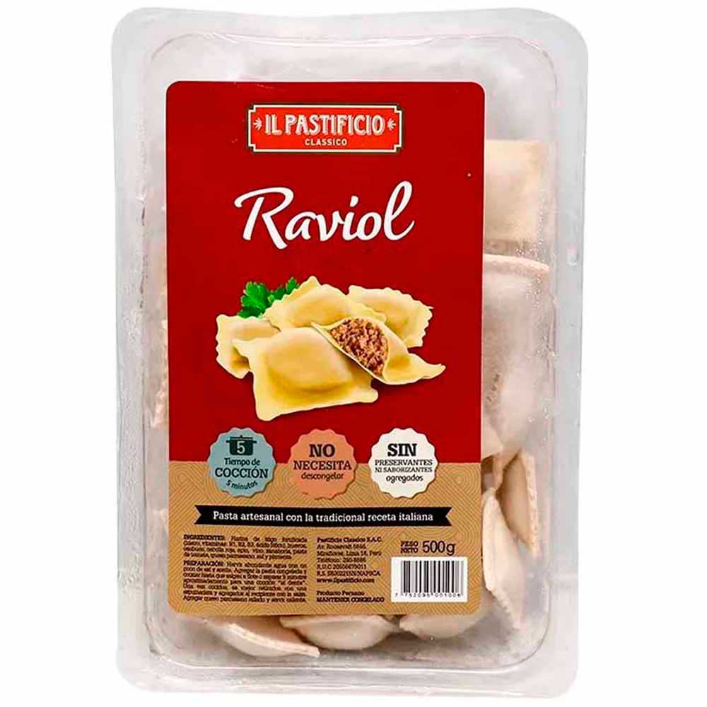 Ravioles IL PASTIFICIO de Carne Bandeja 500g | plazaVea - Supermercado