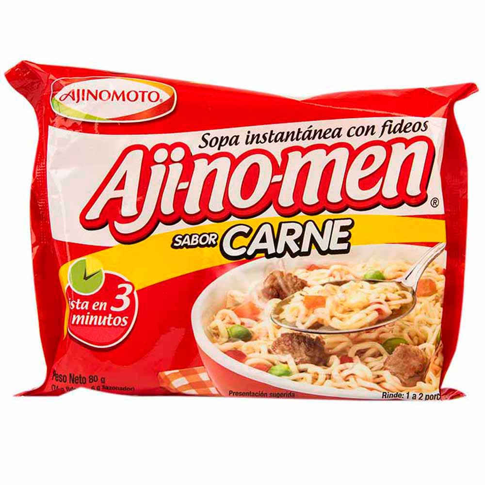 Sopa instantánea AJINOMEN Carne Bolsa 80Gr | plazaVea - Supermercado
