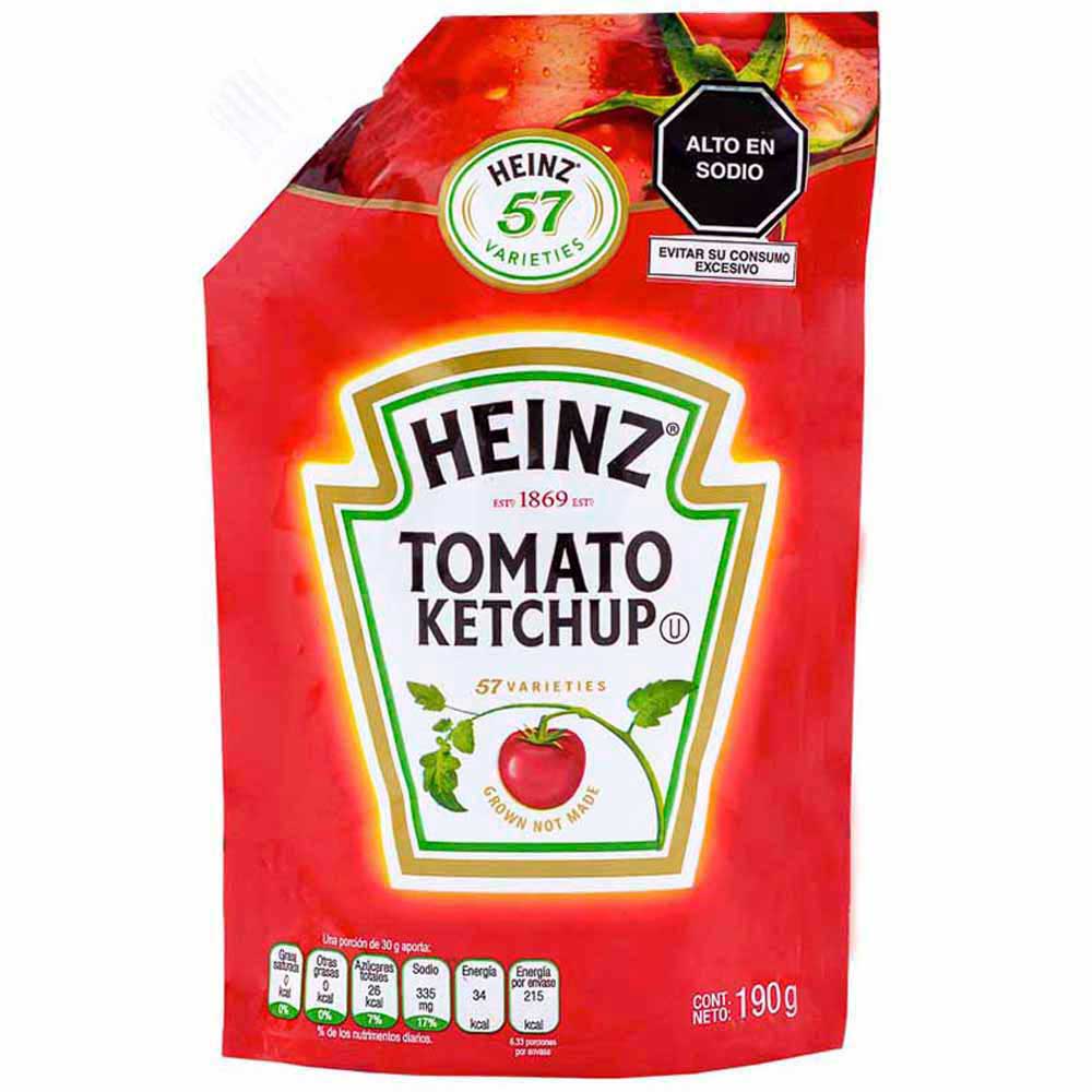 Ketchup HEINZ Doypack 190g | plazaVea - Supermercado
