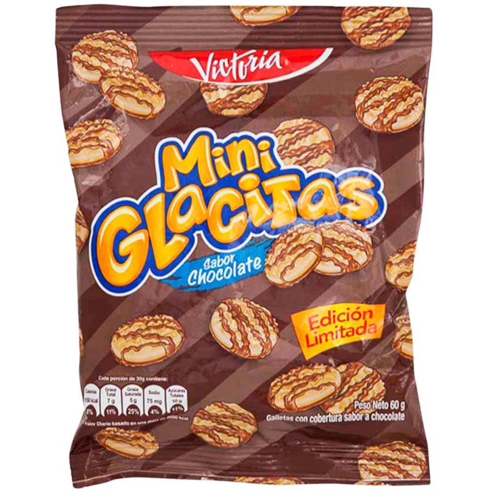 Galletas VICTORIA Miniglacitas de Chocolate Paquete 60g | plazaVea ...