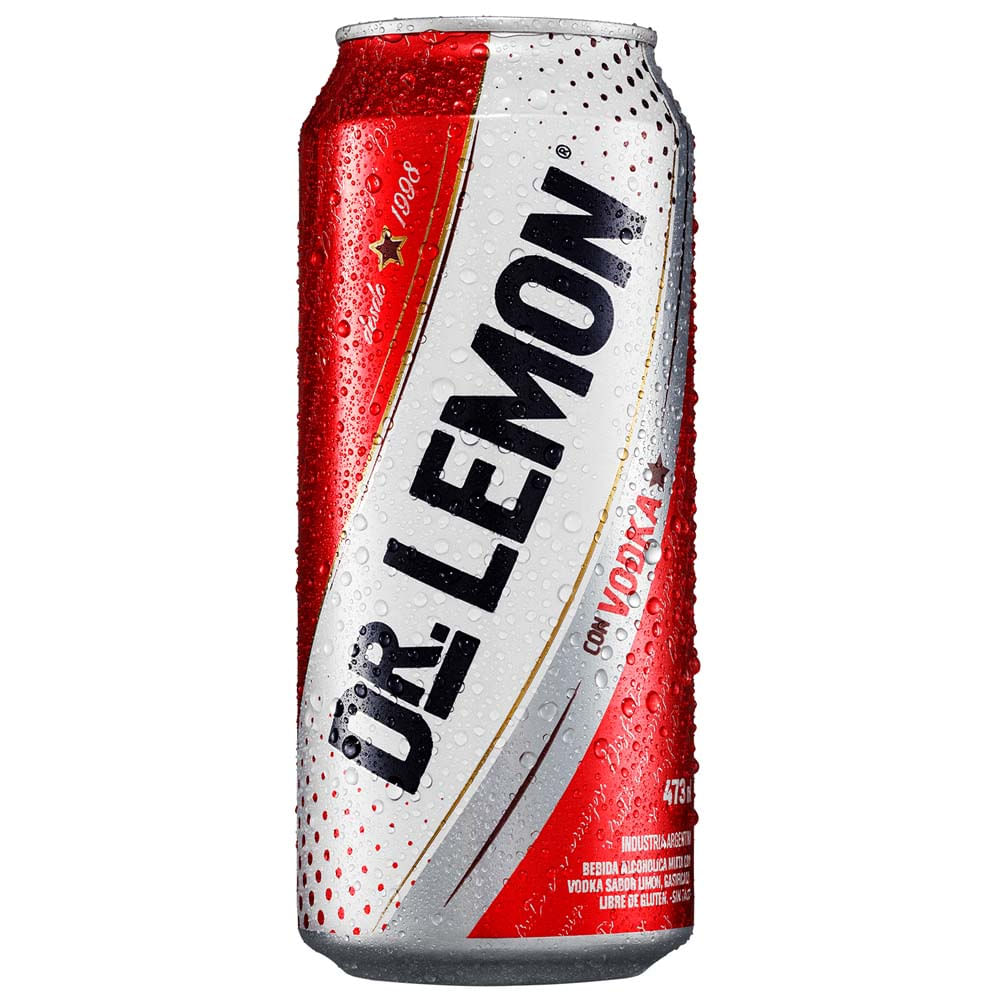 Vodka DR. LEMON Lata 473ml | plazaVea - Supermercado