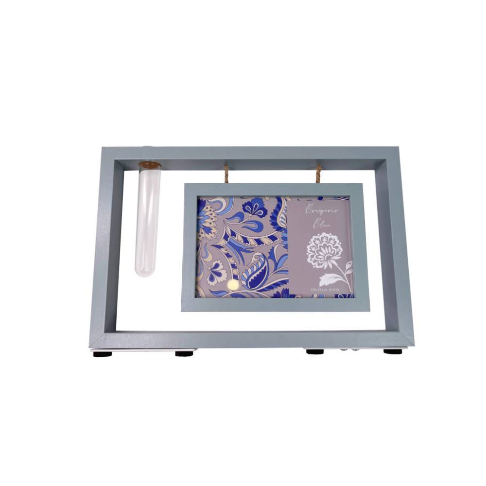 Porta Fotos Con Florero Gris | plazaVea - plazaVea