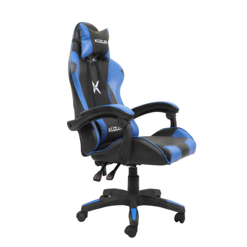 SILLA GAMER KUZ0272BLK AZUL + KIT GAMING 4 EN 1 XBLADE DEMOLISHER PLAC ...